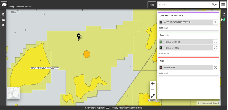 MapStand Oil and Gas Mashup