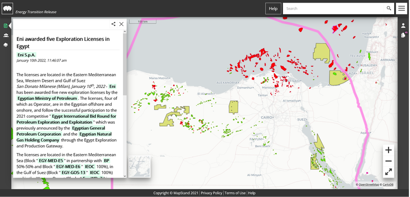 MapStand Oil and Gas Mashup