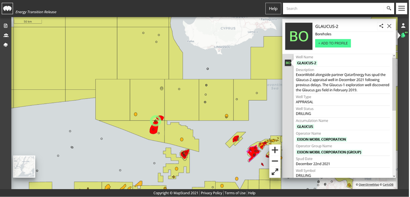 MapStand Oil and Gas Mashup