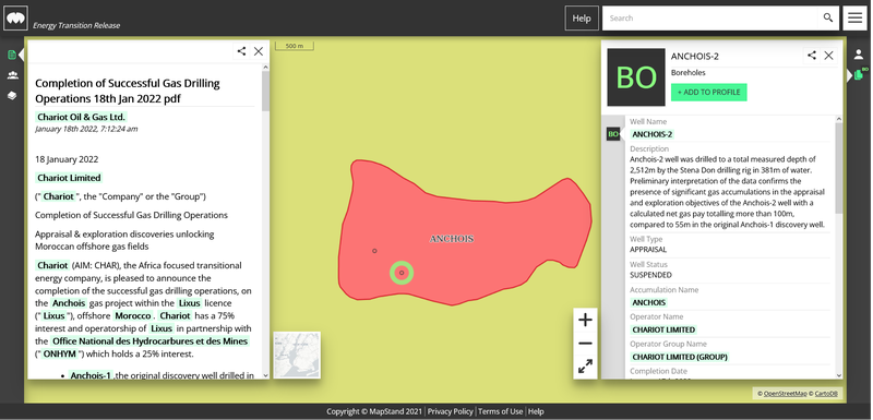 MapStand Oil and Gas Mashup